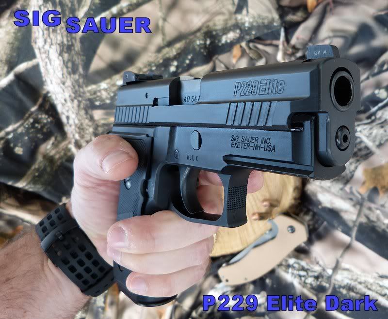 Introduction and New P229 Elite Dark pics.... | SIG Talk